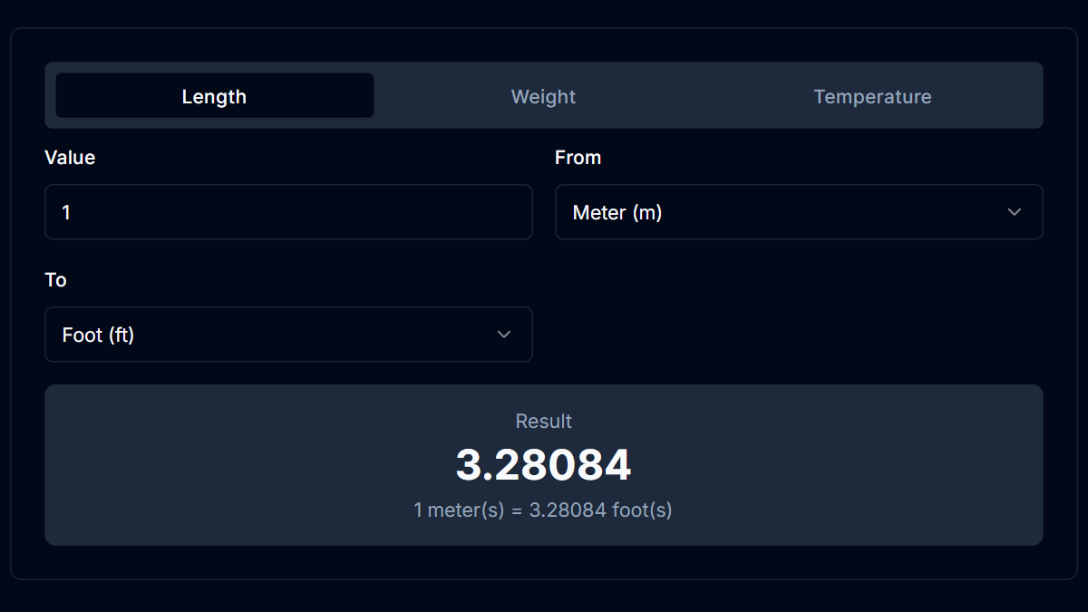 Free Unit Converter Calculator | Easy Online Math Tool | Free Calculators