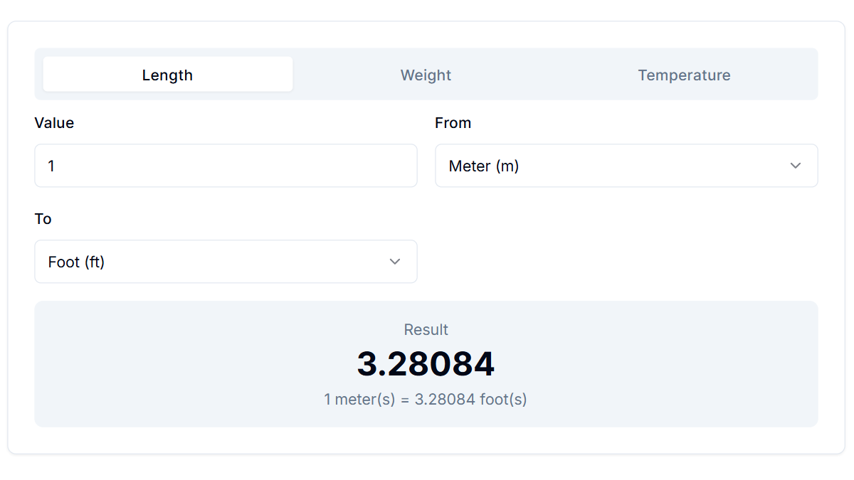 Free Unit Converter Calculator | Easy Online Math Tool | Free Calculators