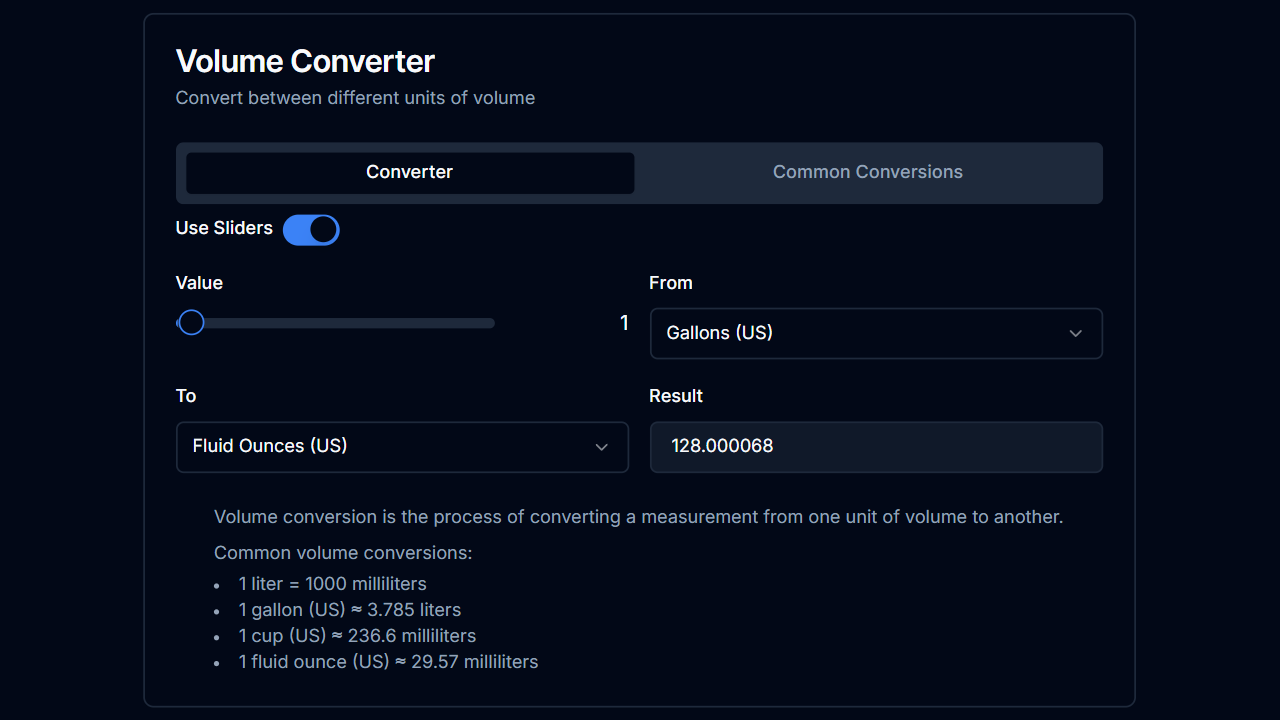 Free Volume Calculator | Easy Online Measurement Tool | Free Calculators